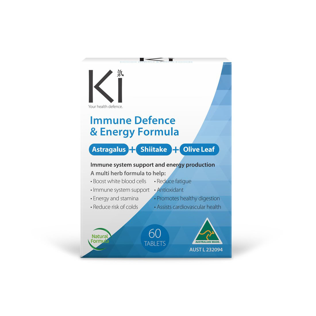 Ki Immune Defence & Energy Formula - Free Mask with any 60 Tablet ...