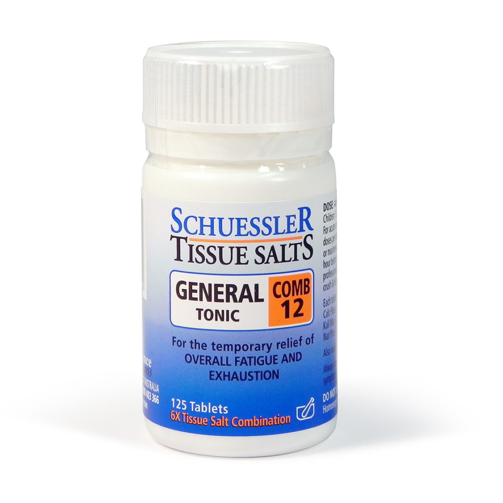 Schuessler Tissue Salts 125 Tablets – Comb 12 | Martin & Pleasance