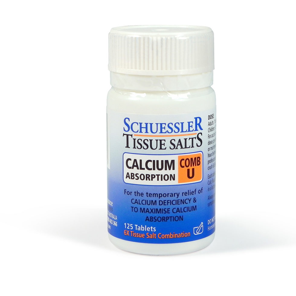 Schuessler Tissue Salts 125 Tablets - Comb U | Martin & Pleasance