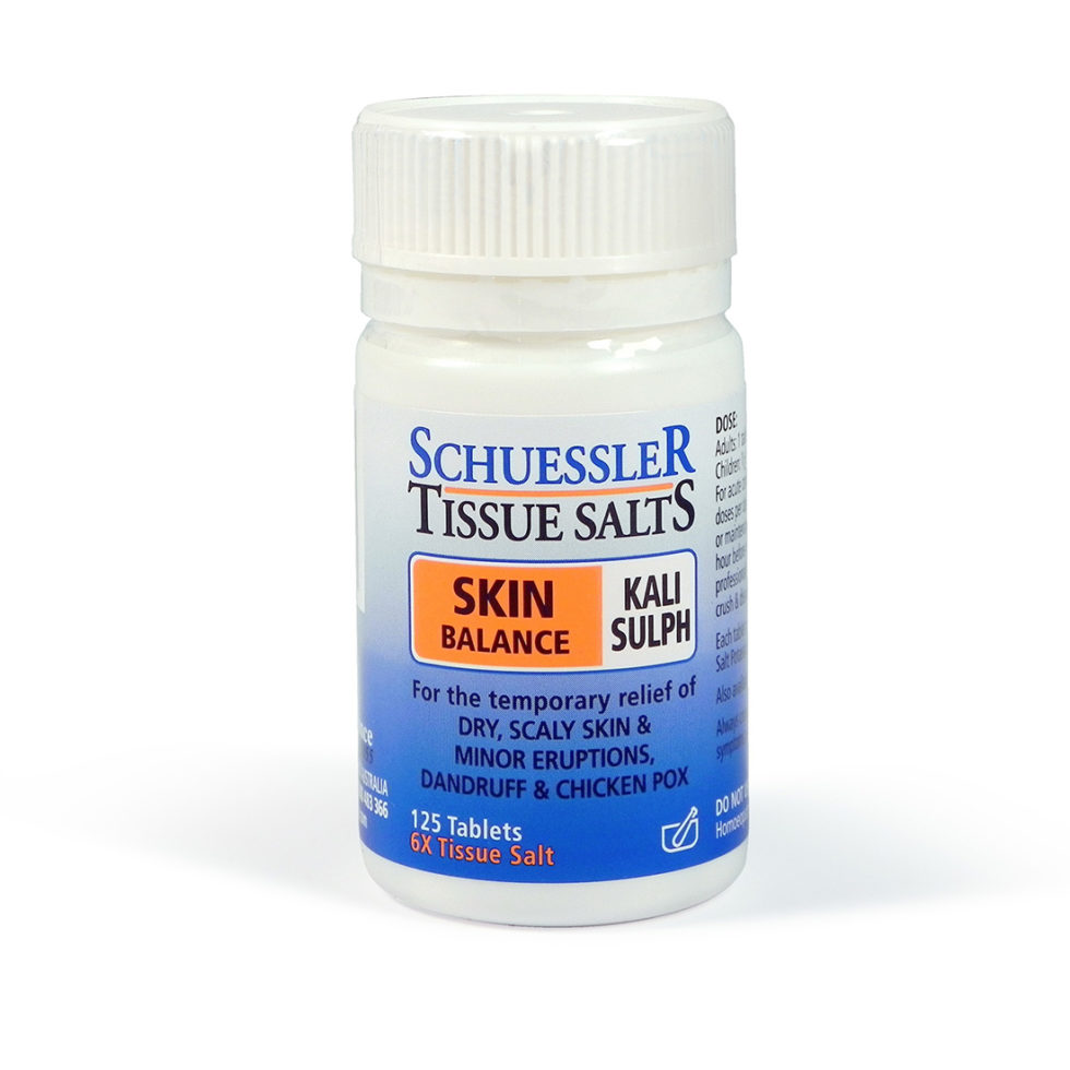 Schuessler Tissue Salts 125 Tablets – Kali Sulph 6X | Martin & Pleasance